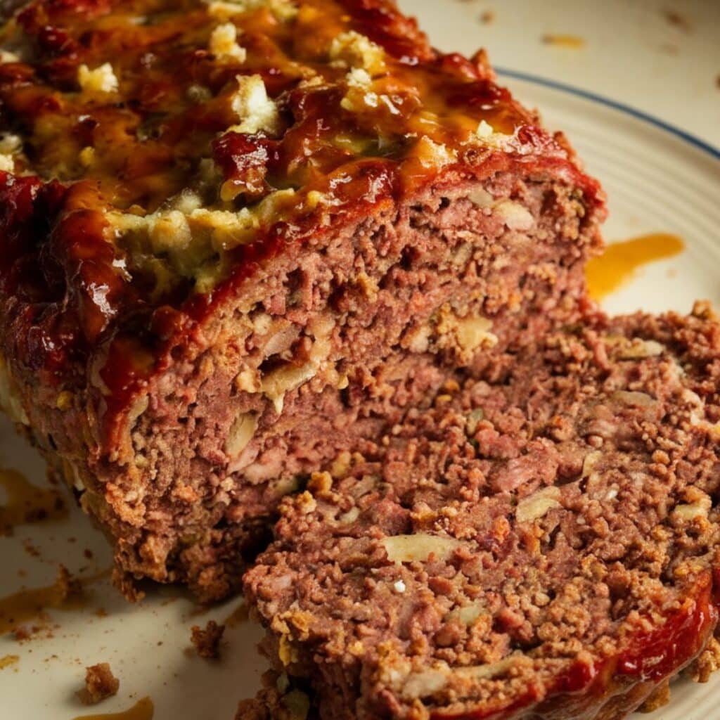 Easy 4-Ingredient Stove Top Stuffing Meatloaf Recipe: Juicy and savory