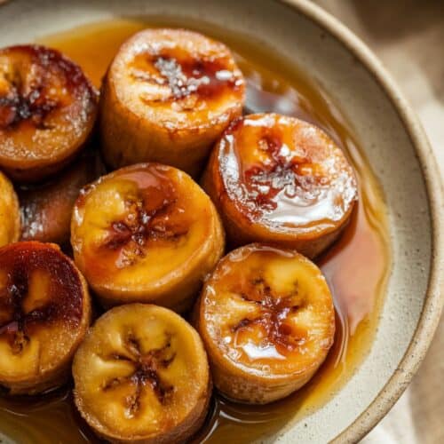 Crispy Caramelized Fried Bananas : A 5 Minute Sweet Treat