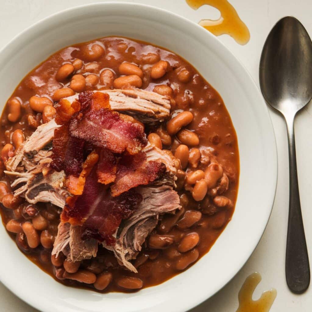 Easy Pork and Beans Recipe : My Grandma's Secret Ingredient