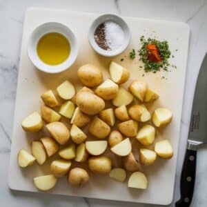 Crispy Air Fryer Diced Potatoes : My Grandma's magic