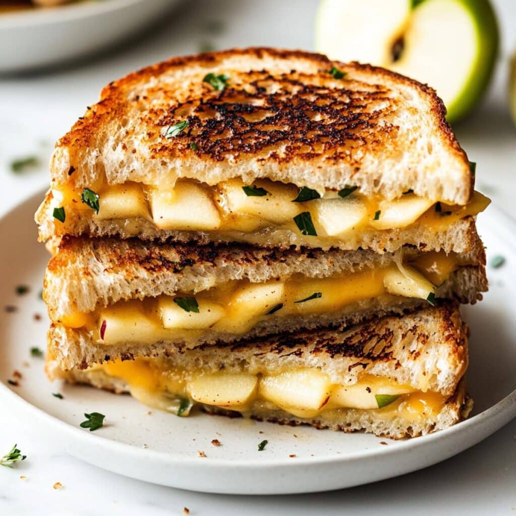 5-Ingredient Easy Apple Grilled Cheese Recipe