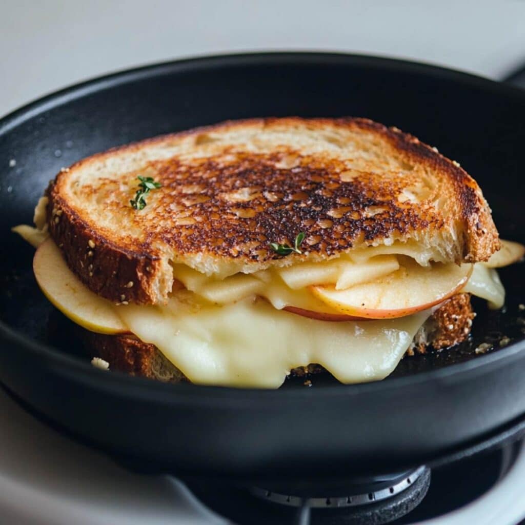 5-Ingredient Easy Apple Grilled Cheese Recipe