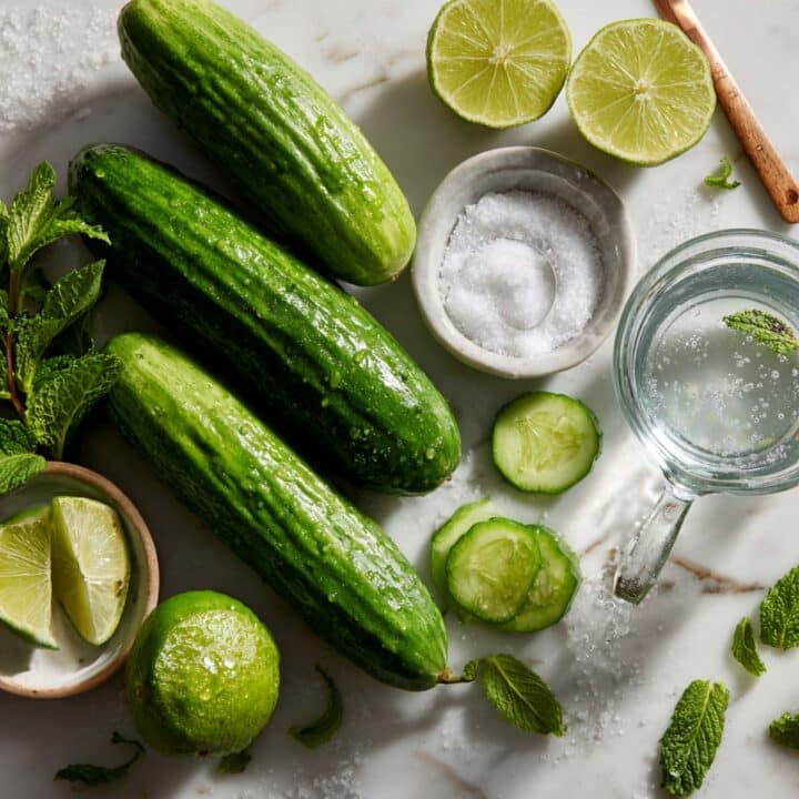 Easy Cucumber Lime Agua Fresca - Mexican Refreshing Drink