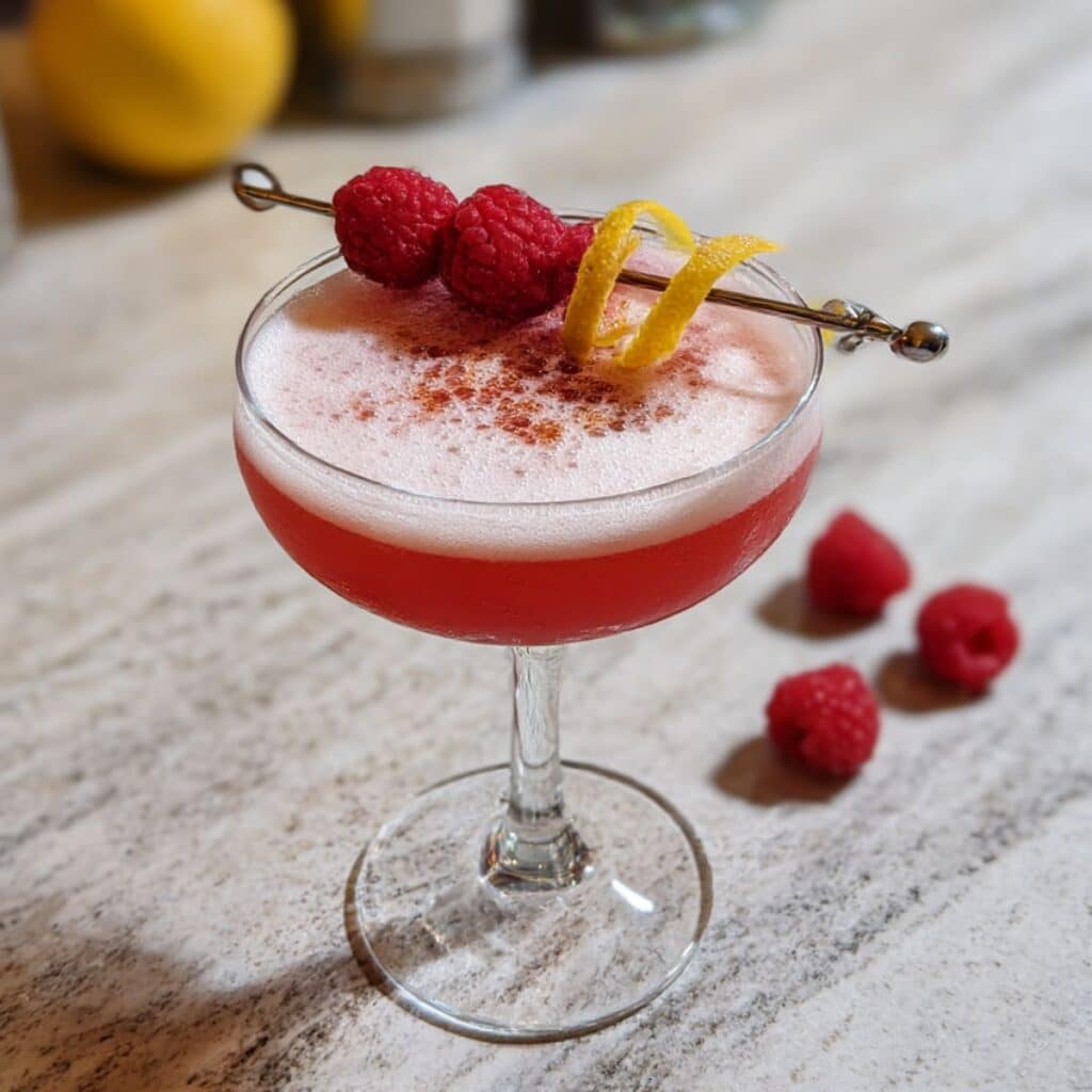 This Raspberry Gin Sour Cocktail Turned Me Into a Cocktail Person