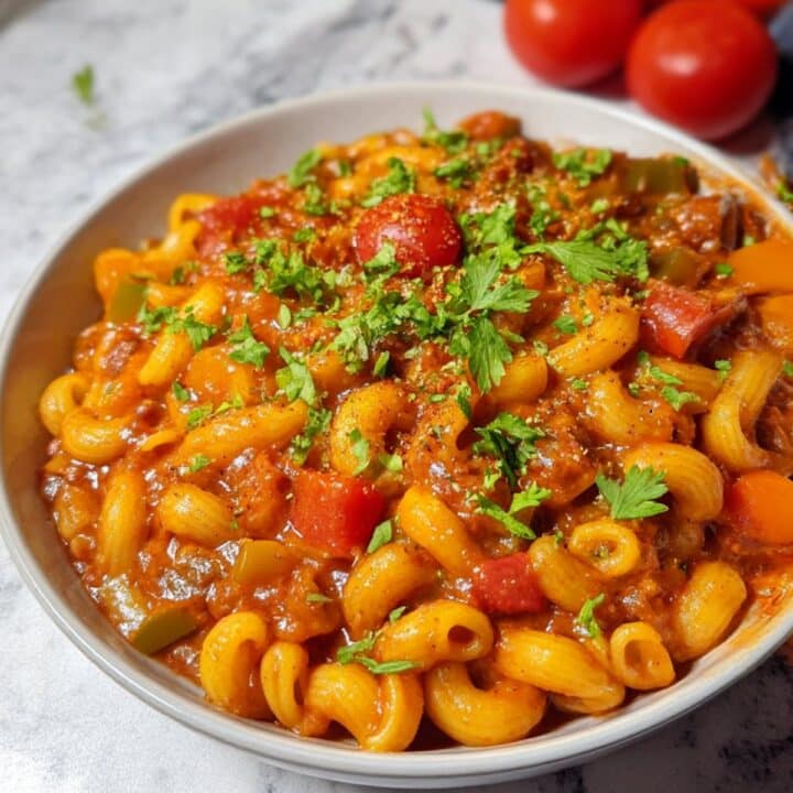 This Easy Vegetarian Goulash Recipe is Comfort Food Perfection