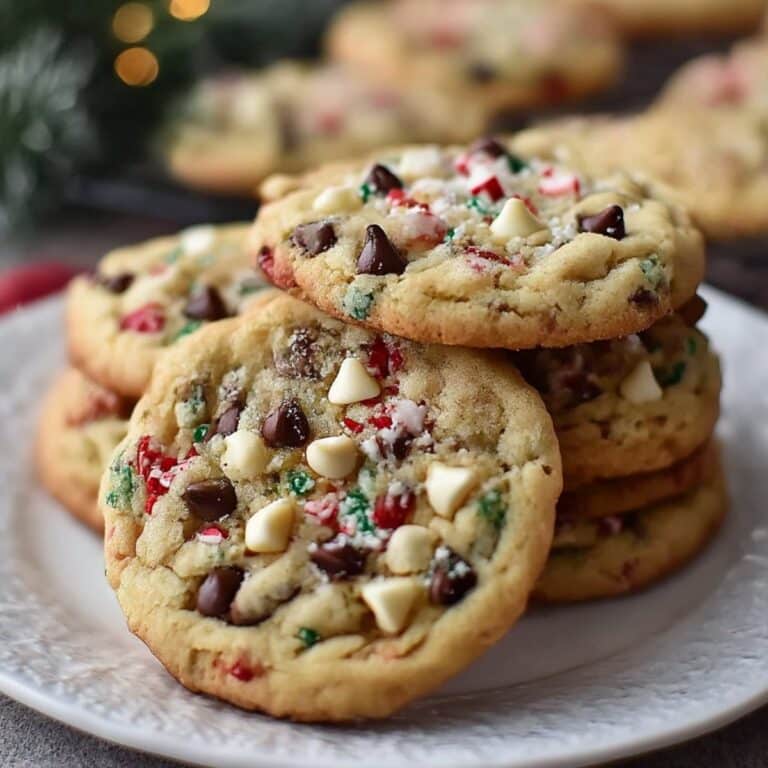 Easy Winter Wonderland Chocolate Chip Christmas Cookies!