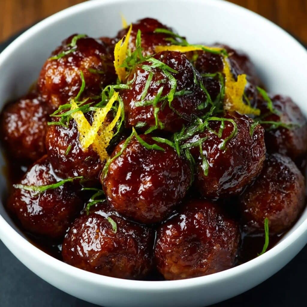 3 Ingredient Sauce Slow Cooker Teriyaki Meatballs
