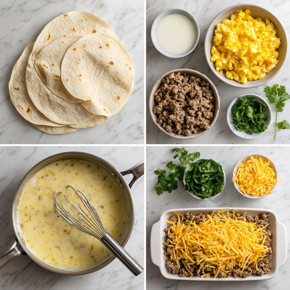 Easy Breakfast Enchiladas Casserole (Make Ahead Recipe)