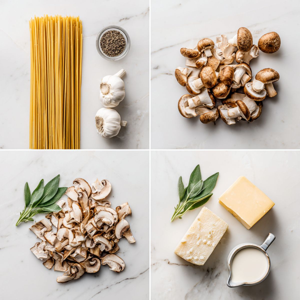 Best Creamy Brown Butter Mushroom Pasta with Parmesan