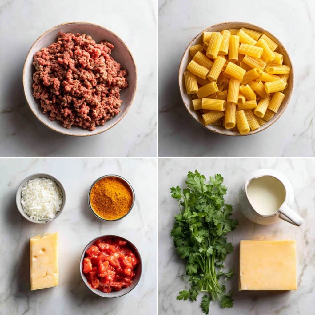 20 Minute Creamy Rotel Pasta Fiesta Skillet