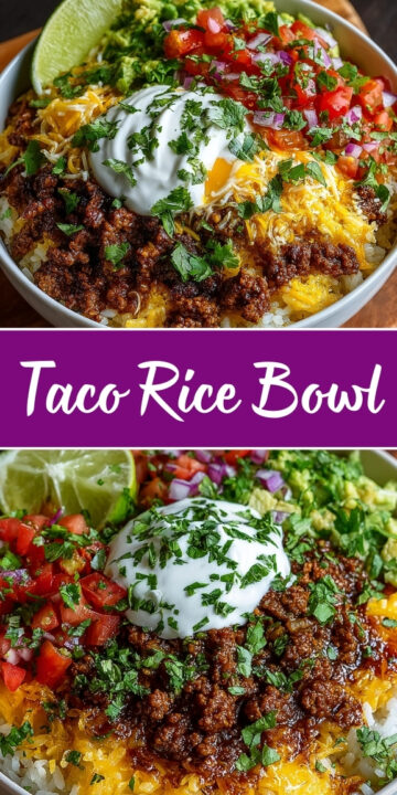 Easy Taco Rice Bowl Recipe: 20 Minute Dinner